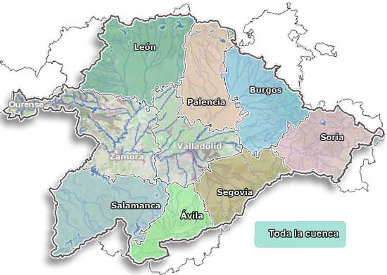 La Pesca de Candido: CUENCA HIDROGRAFICA DEL RIO DUERO I