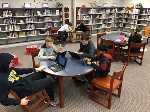 DCG Middle School Library: 2018