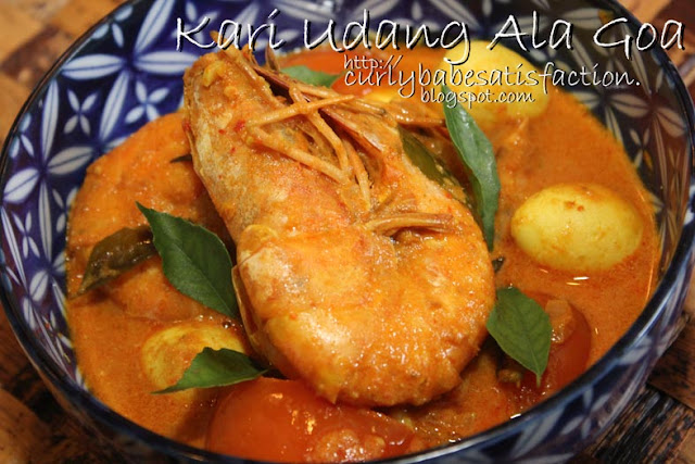 Curlybabe's Satisfaction: Kari Udang Ala Goa