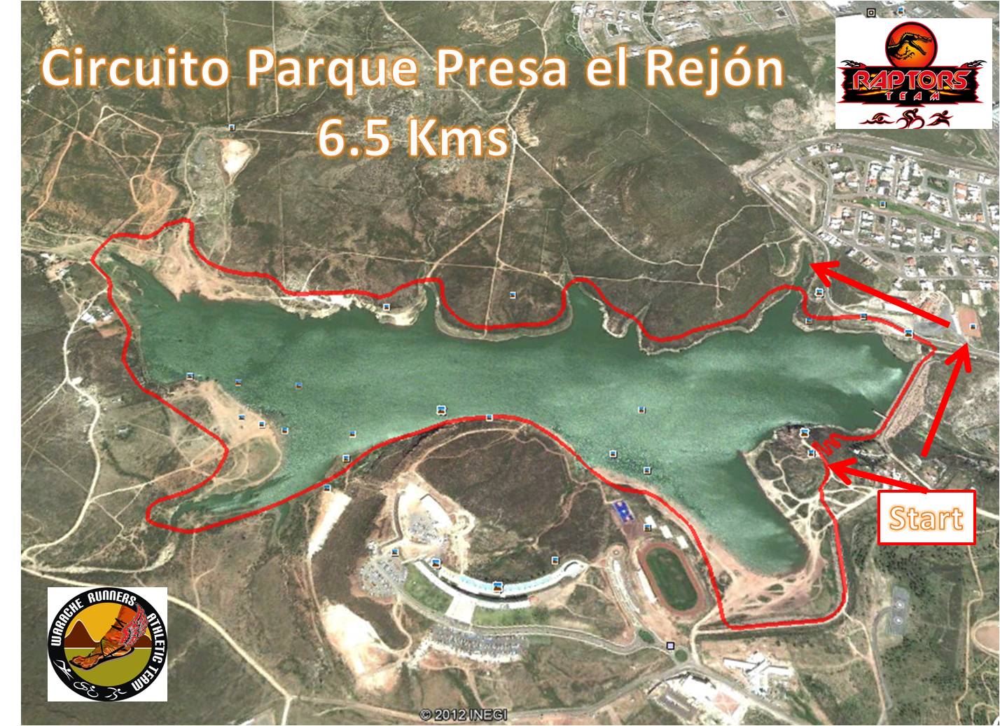 PACO RAPTOR Never Stop Man: CIRCUITO PARQUE PRESA EL REJÓN CHIHUAHUA