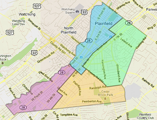 PLAINFIELD TODAY: Courtesy of a reader, a Google map of Plainfield wards