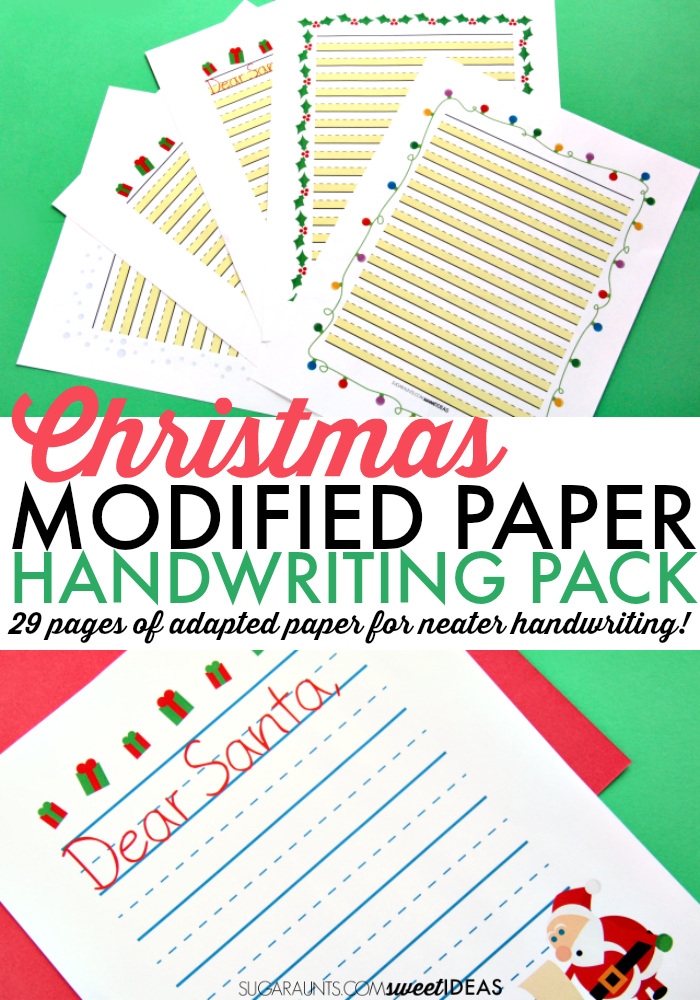 Christmas Handwriting Worksheets - Printable Word Searches