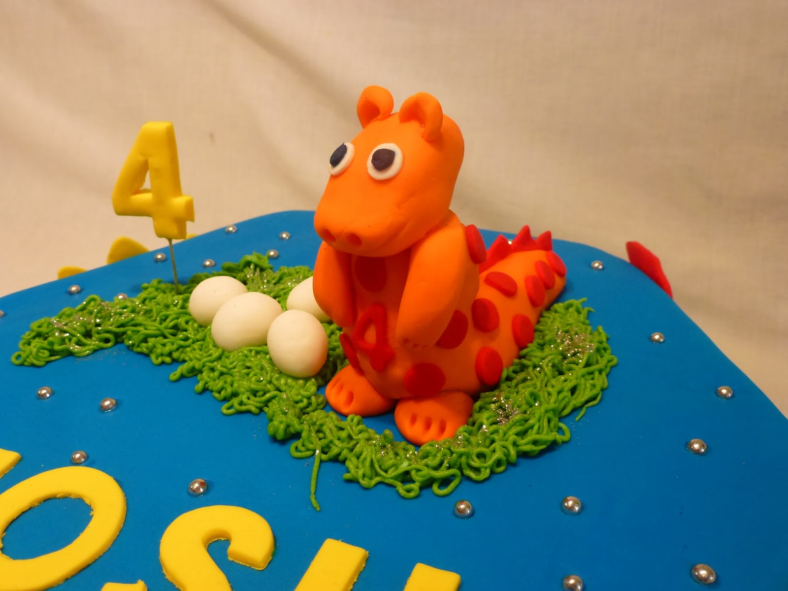 Cakes and Other Delights: Celebrating with Dinosaurs - Happy 4th Birthday!