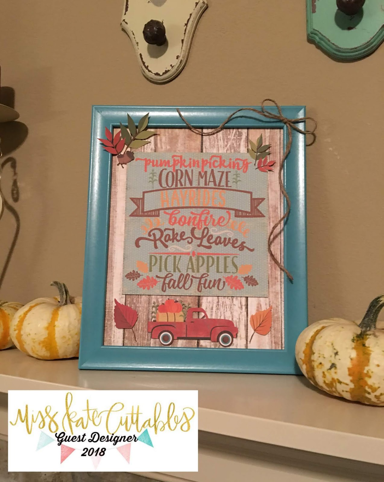 Fall Fun Frame - Miss Kate Cuttables Guest Designer
