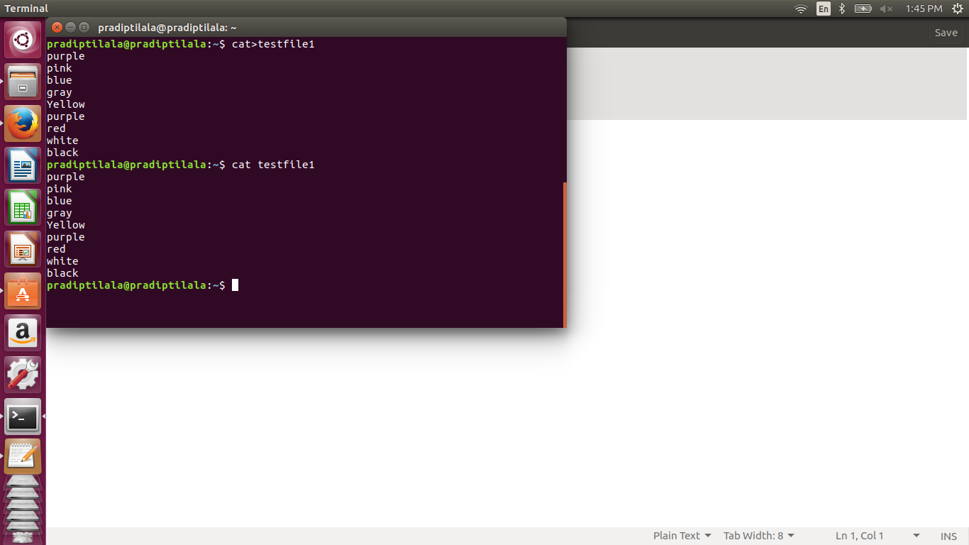 GeeksCompete: Filters and commands in Unix temp temp