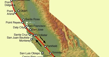 Sesar San Andreas, Patahan Legendaris di California | Geograph88