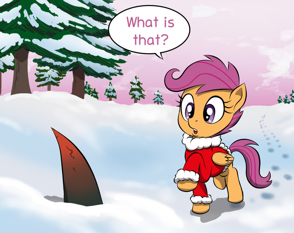 Equestria Daily - MLP Stuff!: Comic: Scootaloo's Present / Upside Down ...