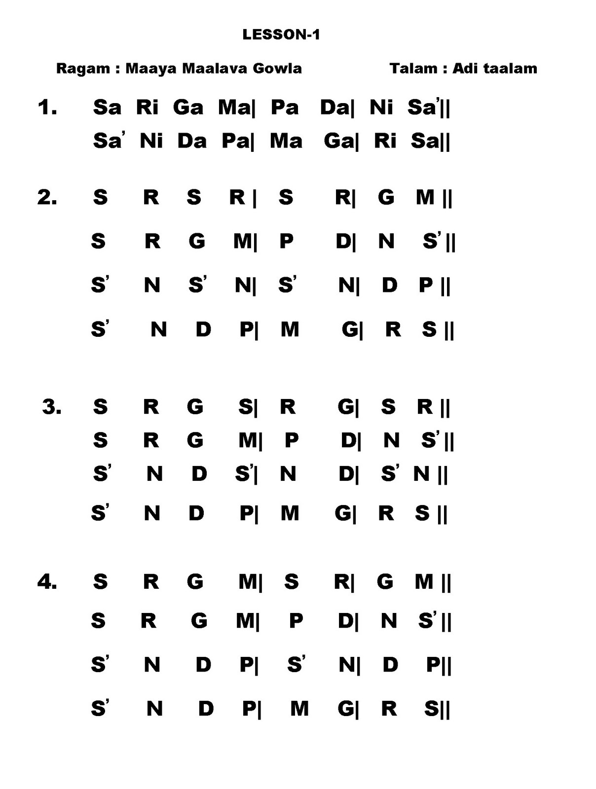 Dr. Vasundara Iyengar - Carnatic Music: Sarali Varase