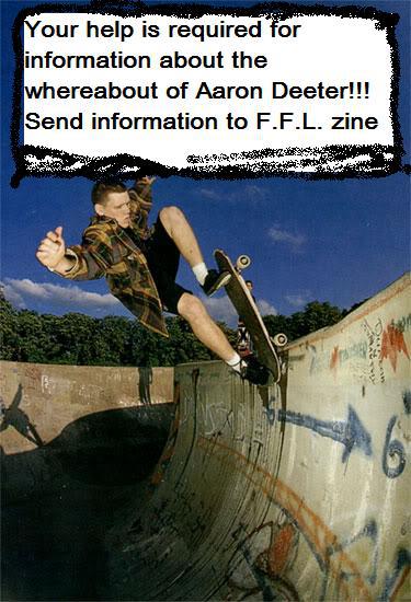 F.F.L. zine: The Search for Aaron Deeter