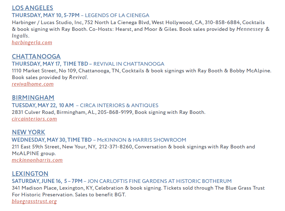 Portobello Design: Designer Ray Booth's New Book: EVOCATIVE INTERIORS