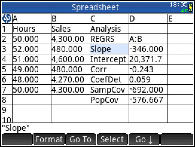 Eddie's Math and Calculator Blog: HP Prime Spreadsheet App Tutorial 8 ...
