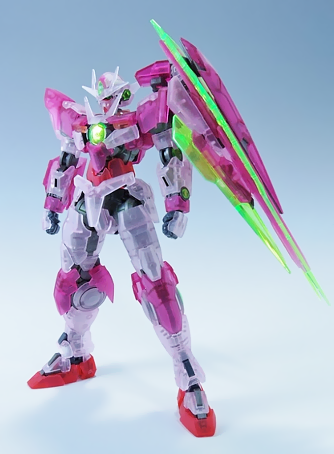 GUNDAM GUY: Gunpla Expo Exclusive: RG 1/144 00 Qan[T] Trans-Am Clear ...