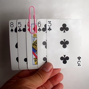 Easy card tricks: The Clipped Card