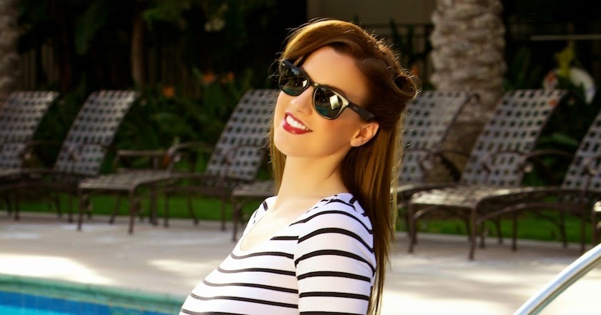 Jordan Carver Gorgeous Beauty White Tops In Pinup Pool Hot Thighs Show