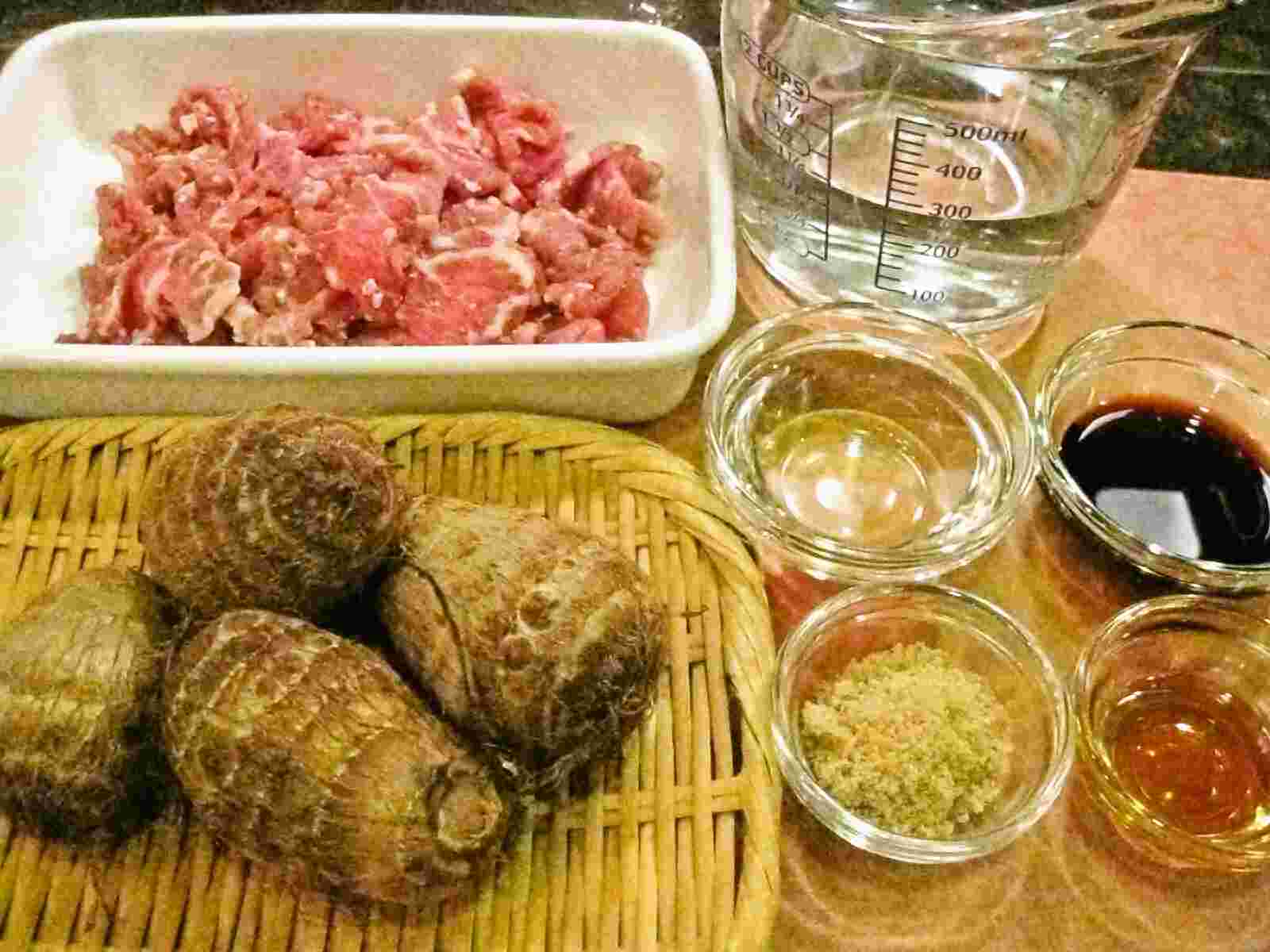 Recipes for Tom: Gyuniku to satoimo no nimono / beef and baby taro ...