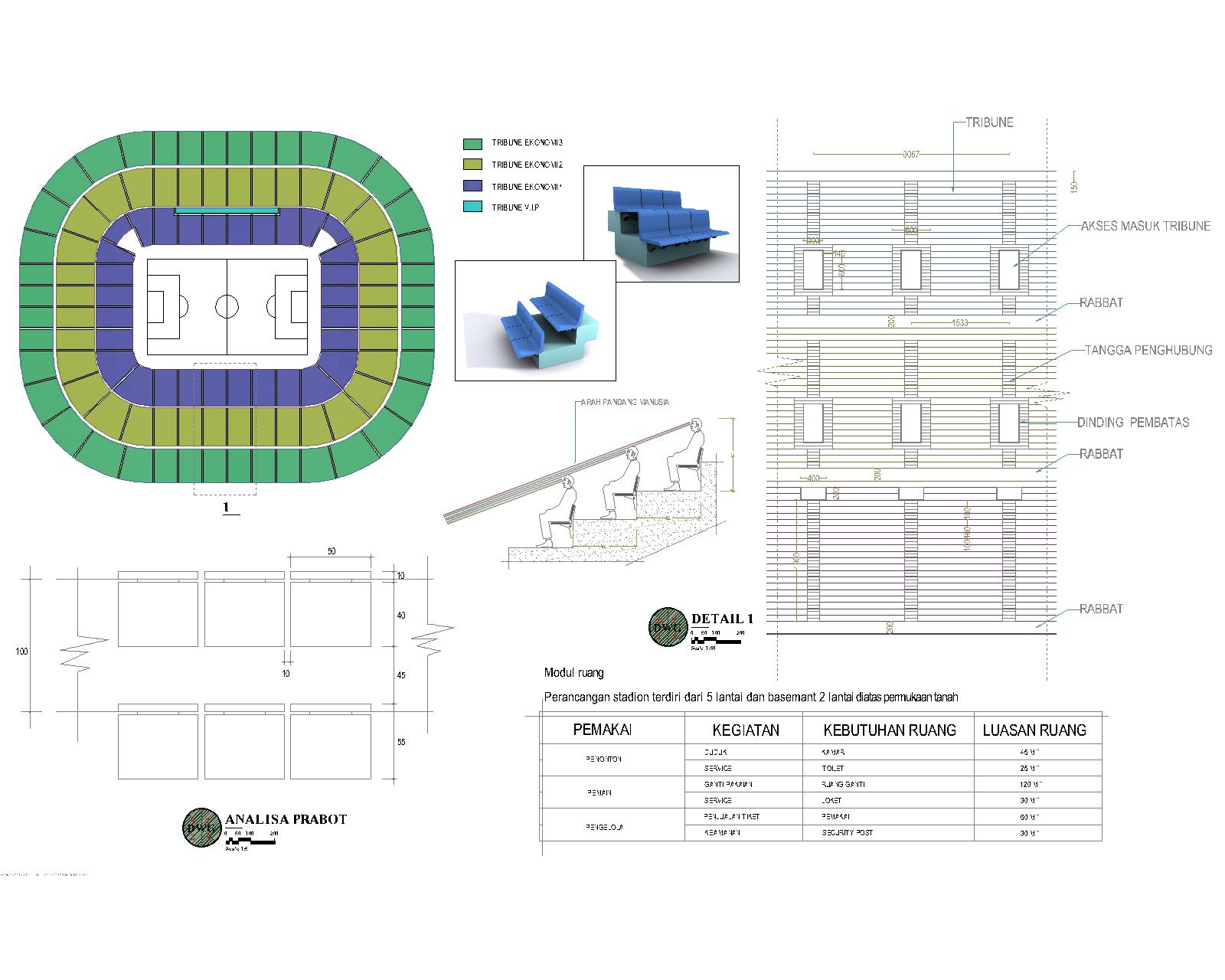ARSITEKTUR MODERN: Arsitektur Modern "STADION"