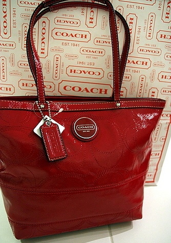 Authentic Bagz for SURE !!: Coach stitch signature patent leather ...
