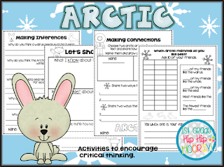 1st Grade Hip Hip Hooray!: Arctic Animals...Informational Text, Crafts ...