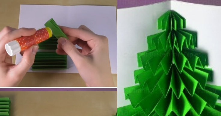 DIY Christmas Tree Pop Up Card