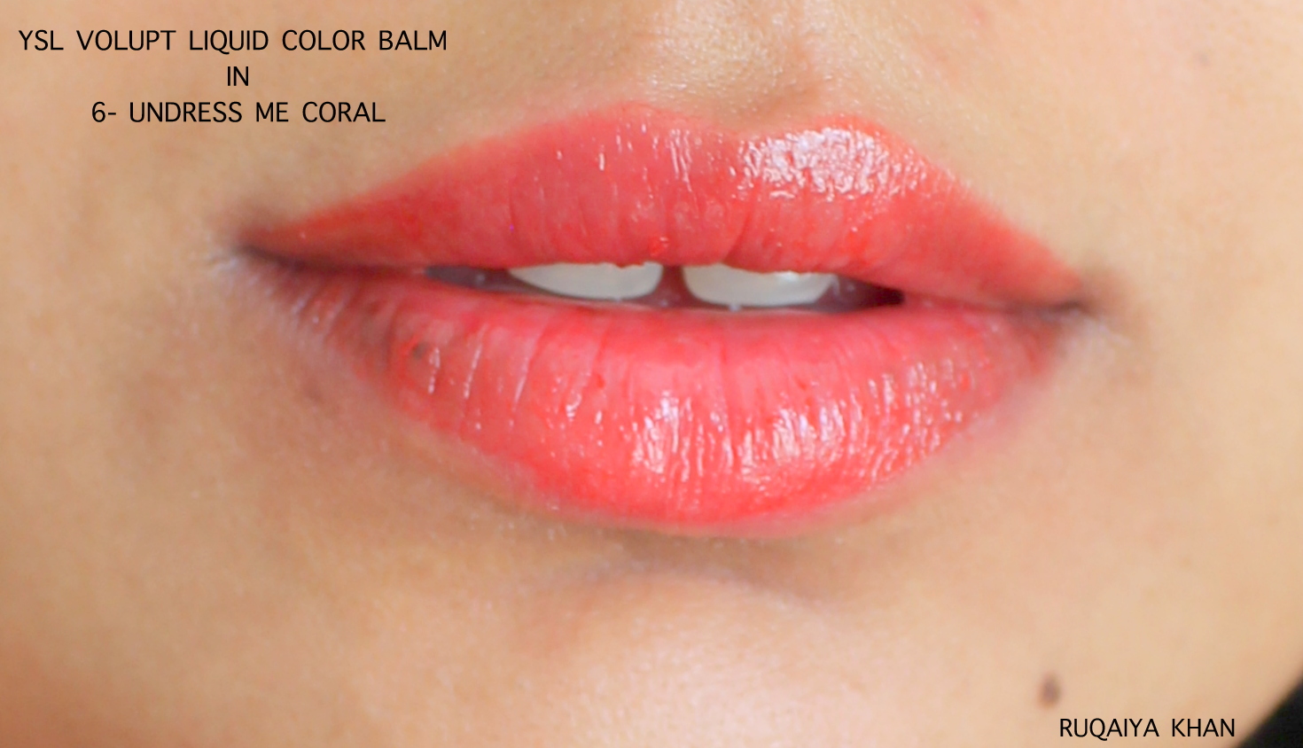 Ruqaiya Khan: YVES SAINT LAURENT Volupté Liquid Color Balm in No. 6 ...