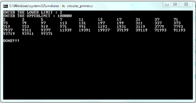 CODING CLUB: CIRCULAR PRIMES