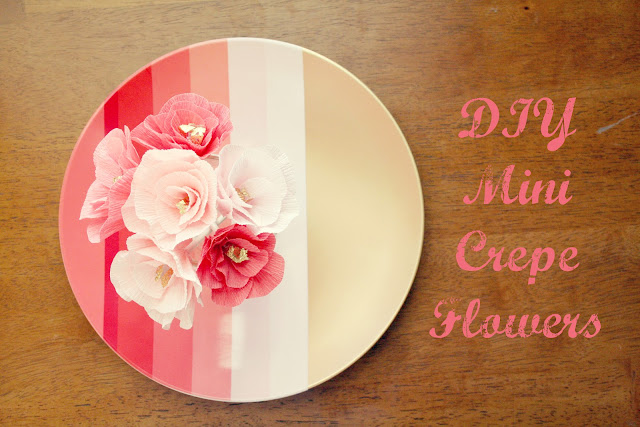 Buggie and Jellybean: DIY Mini Crepe Flowers