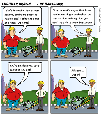 Engineer Brawn - Cartoon Thursday - An Engineer's Aspect