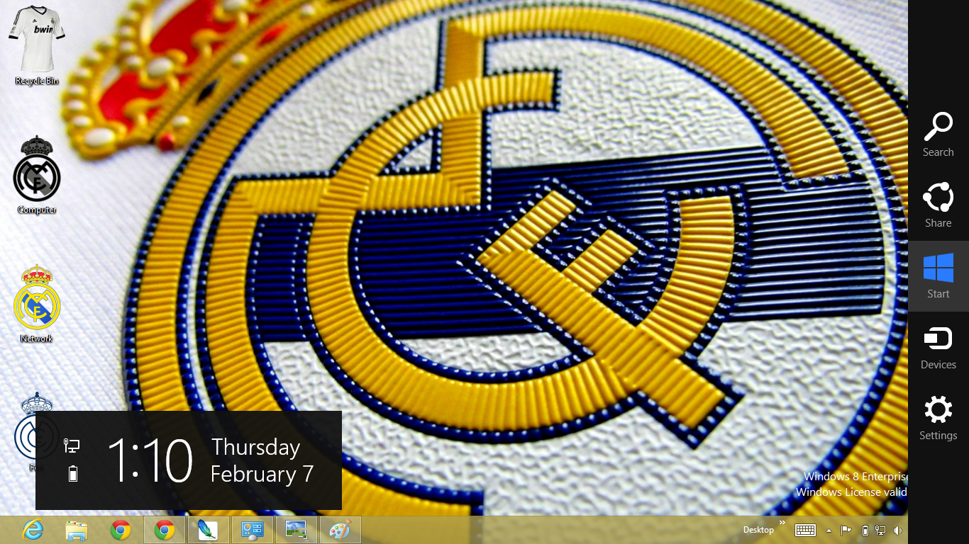 Real Madrid Theme For Windows 8 | Ouo Themes