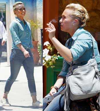Celebrity and life.: YUCKY! Hayden Panettiere smoking!!!