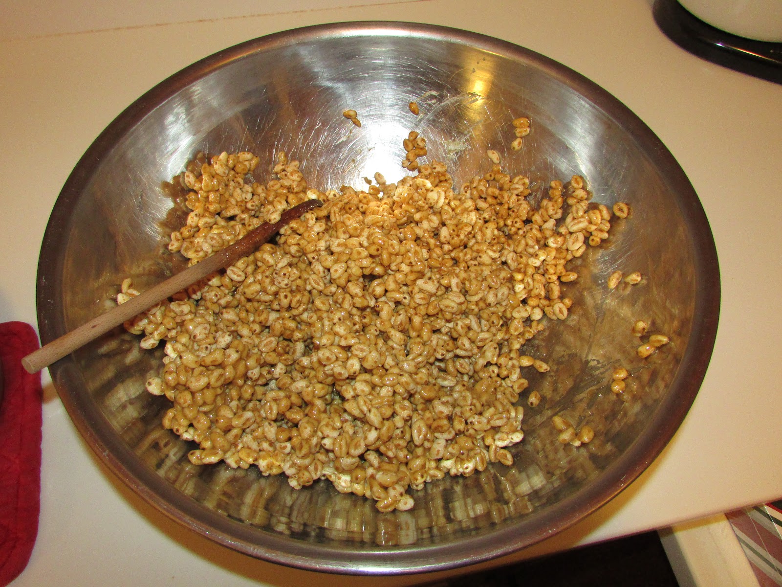 Wood Cookstove Cooking: Caramel Puffed Wheat ala Grandma Gladys and ...