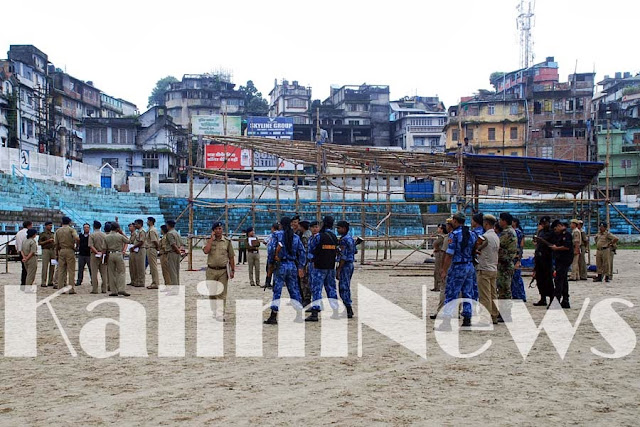 Jawed Shamim Special IG in-charge of Kalimpong and Kurseong and Kunal ...