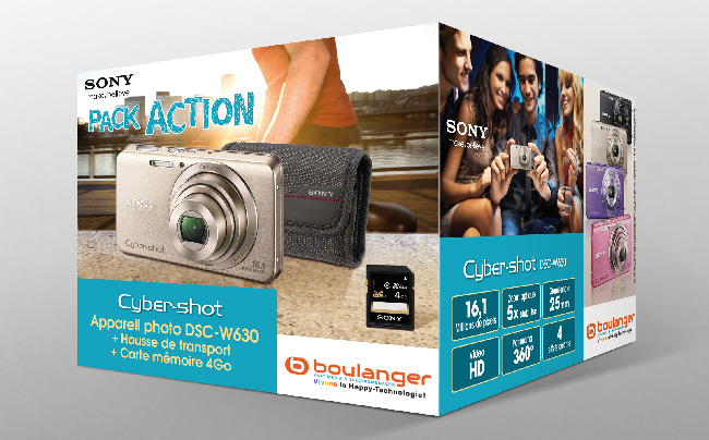 Arnaud Leger: Packagings for Sony cameras - Sony - France