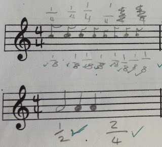 Primary Ideas: Musical Notation and Fractions