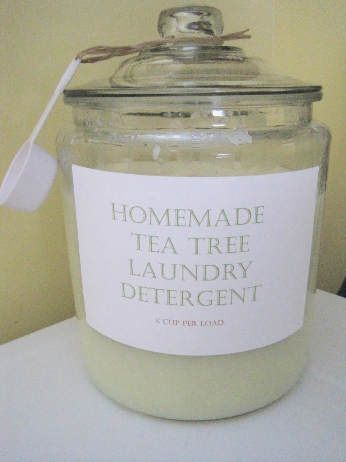 A Sweet Cup of Grace: Homemade Tea Tree Laundry Detergent