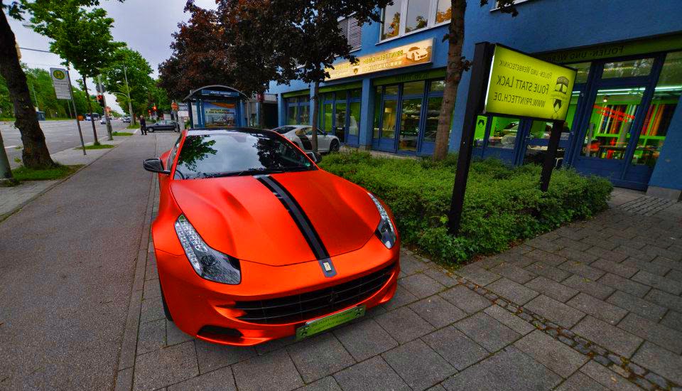 Ferrari FF Orange Rot Chrome Novitec Rosso - Concept Sport Car Design