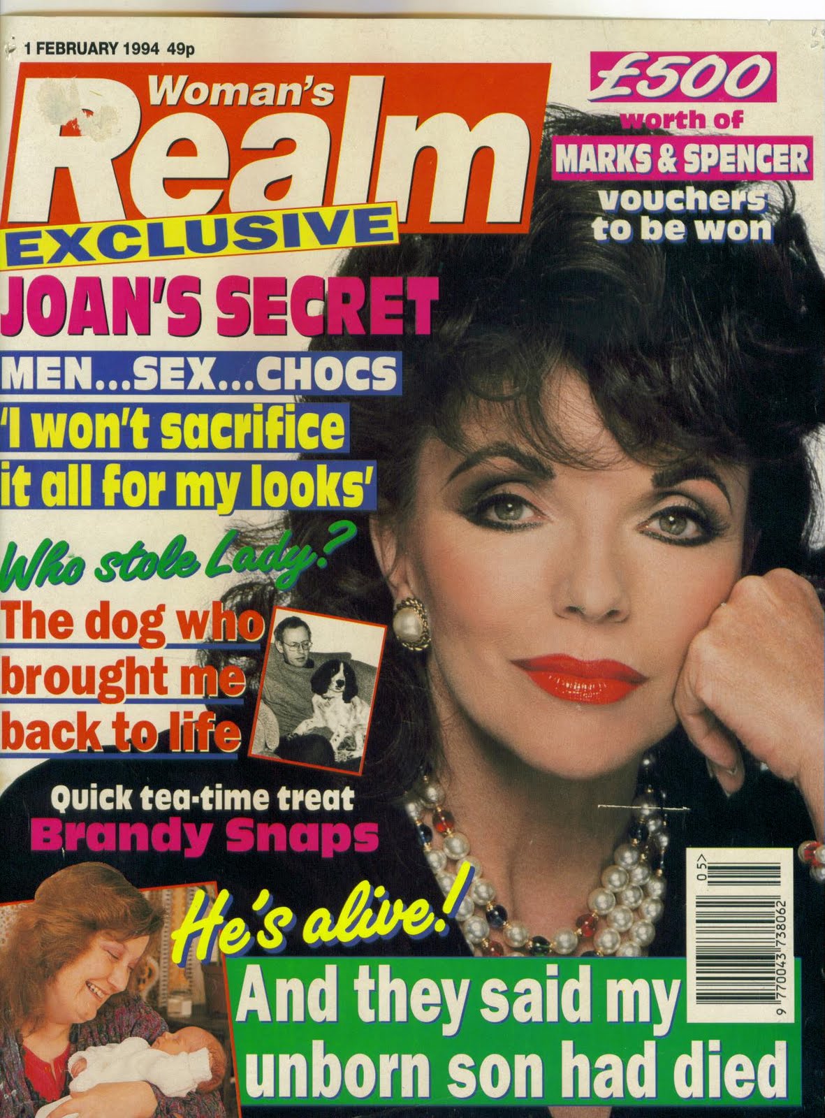 LEGENDARY DAME!: ON THE COVER REVISITED : WOMAN'S REALM .. FEBRUARY 1994