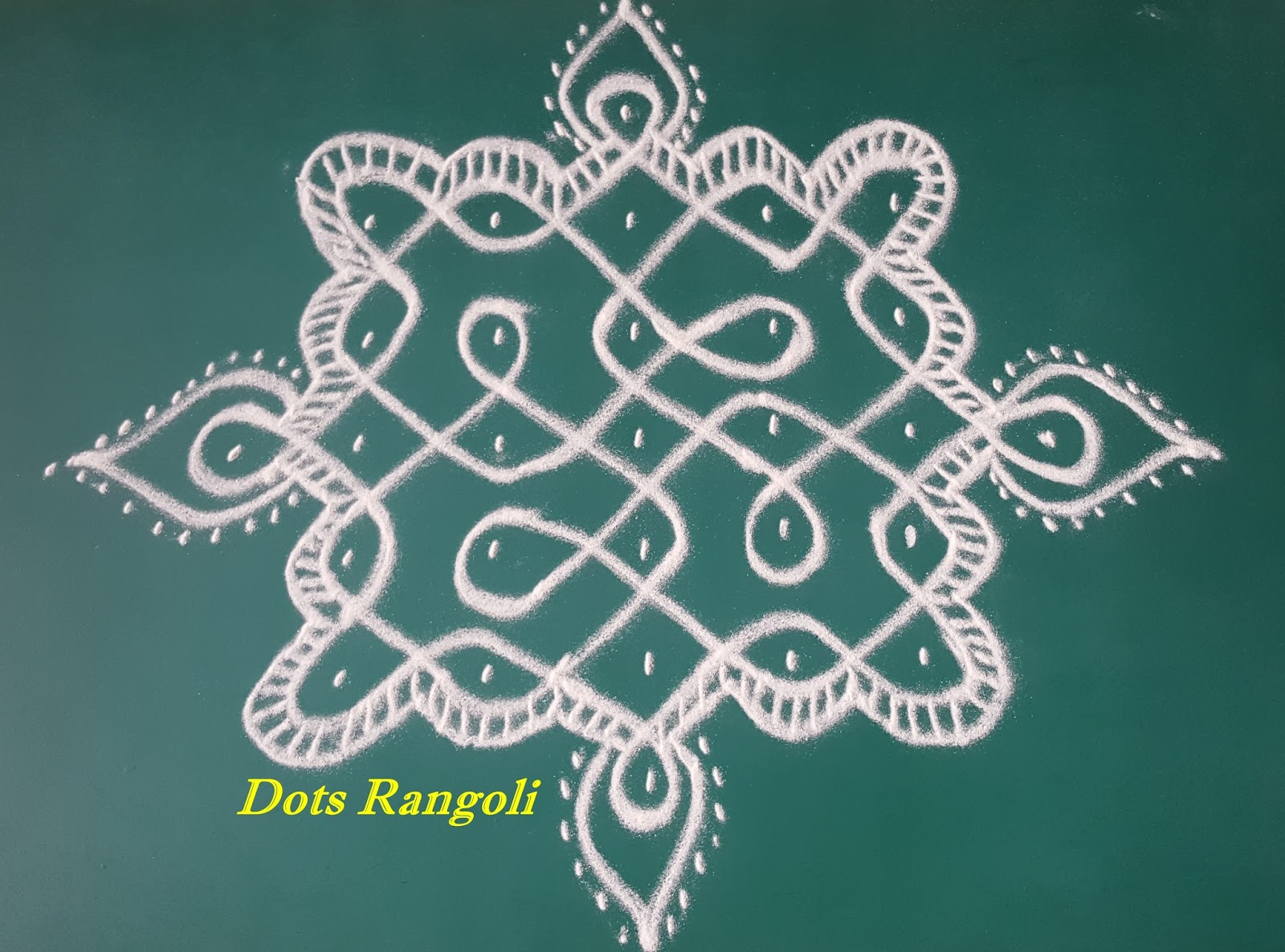 Dots Rangoli: Sikku kolam / Neli kolam/ easy rangoli designs/ melikala ...