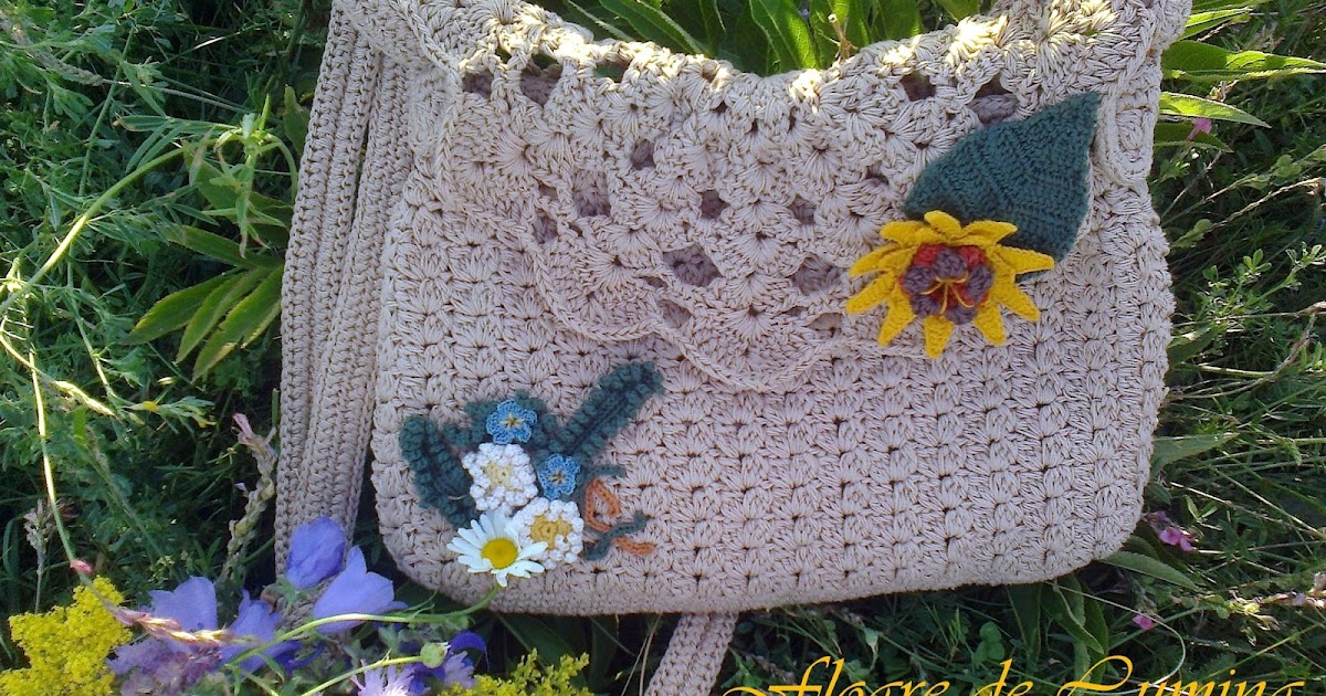 Floare de Lumina: geanta crosetata manual din bumbac - genti crosetate ...
