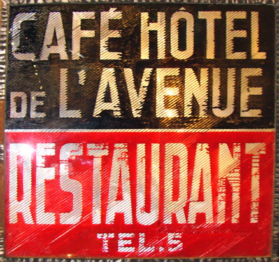 Vintage French Cafe Sign | Cafe Story