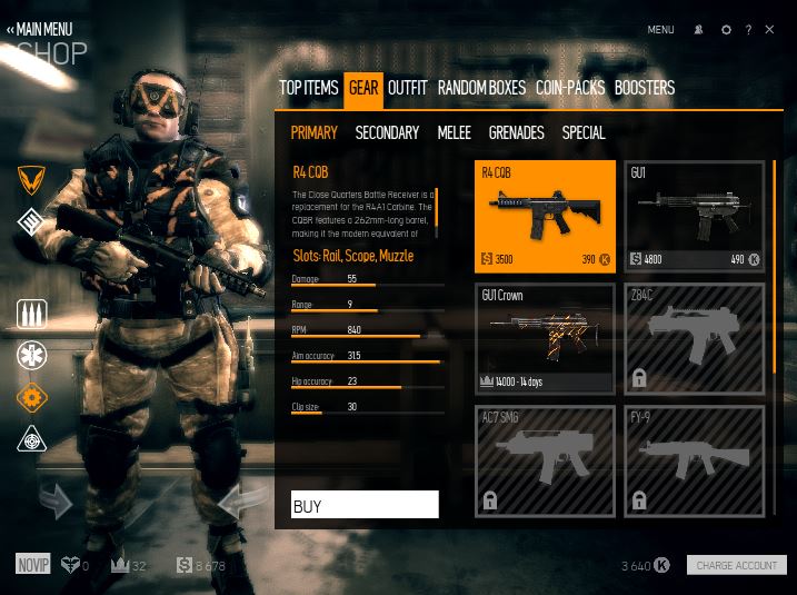 Cyfropolis: Warface - poradnik początkującego gracza [screeny]