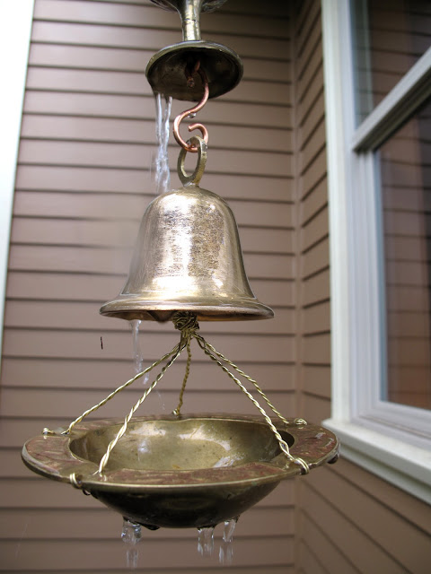 Bea that as it Mae.....: Upcycled Copper and Brass Rain Chain