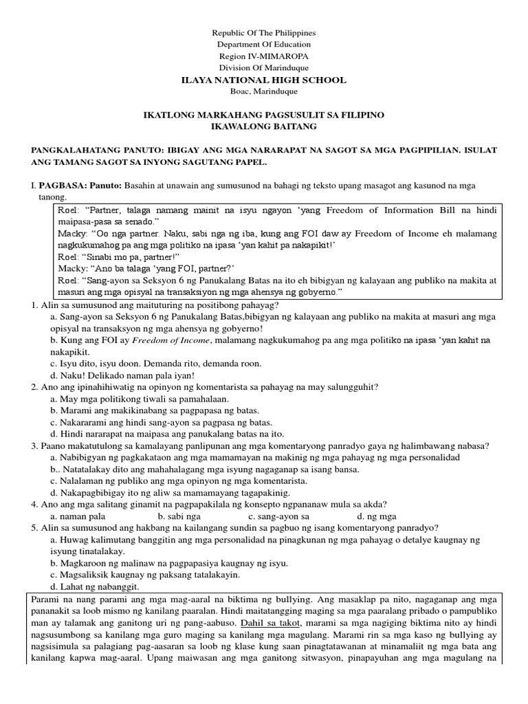 komentaryong panradyo - philippin news collections