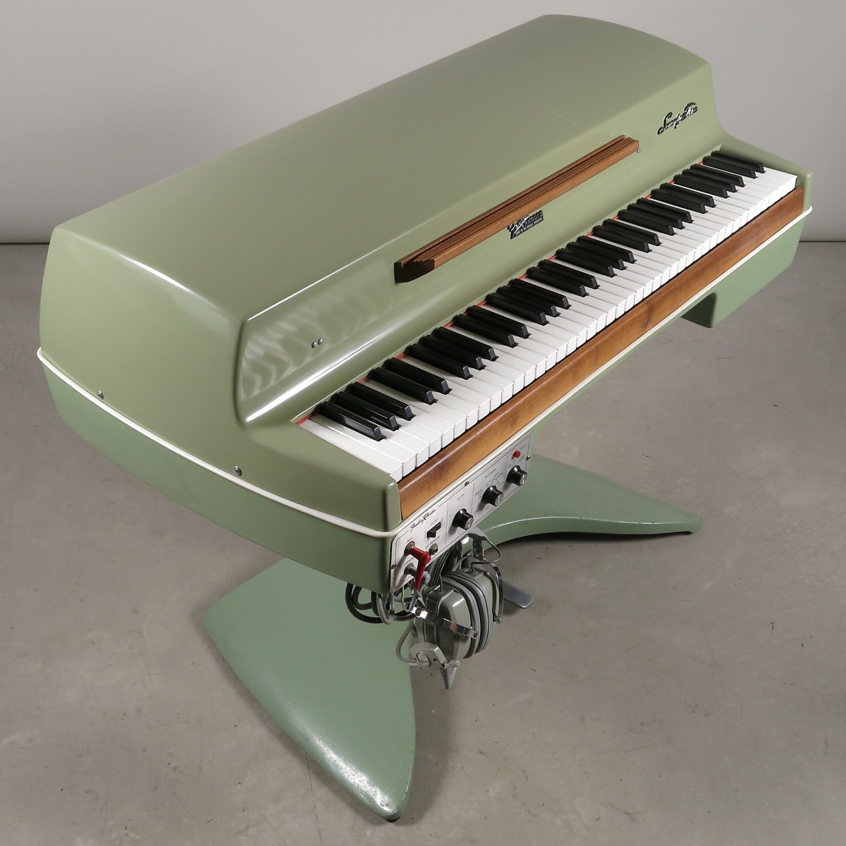 MATRIXSYNTH: 1969 Fender Rhodes Student Piano Avocado Green + Sharpe ...