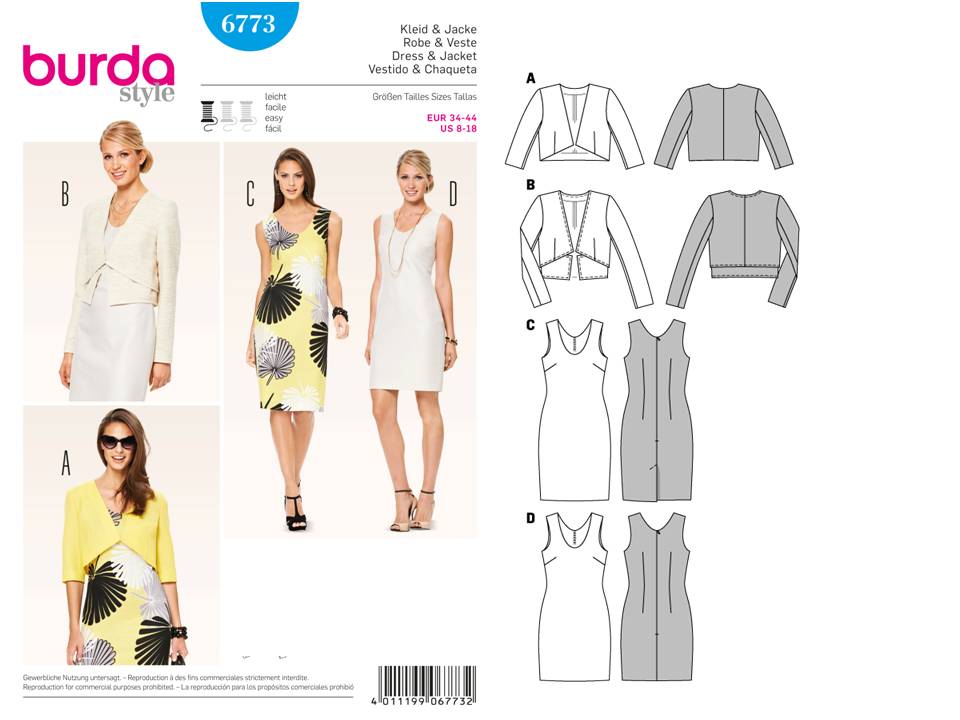SewTawdry: Retreat Sewing - Burda 6773 Jacket