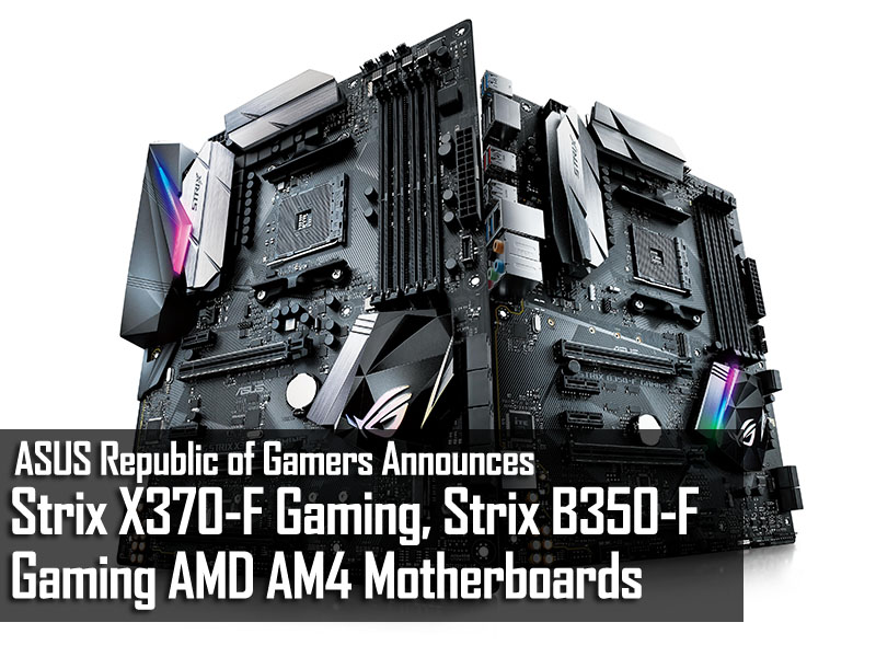 ASUS Republic of Gamers Announces Its Latest AMD AM4 Motherboards ...