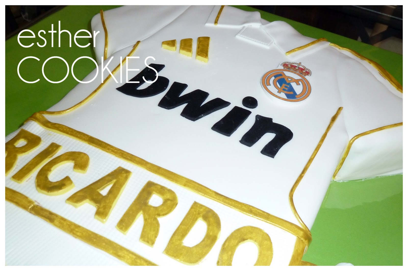 esther COOKIES: Tarta Camiseta Real Madrid