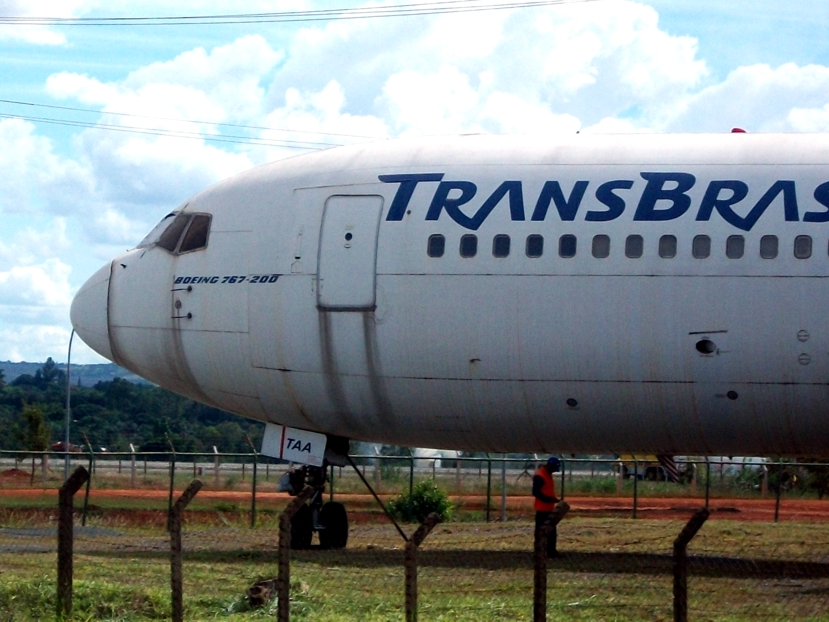 Avioes Abandonados Brasil: PT-TAA O primeiro 767 do Brasil