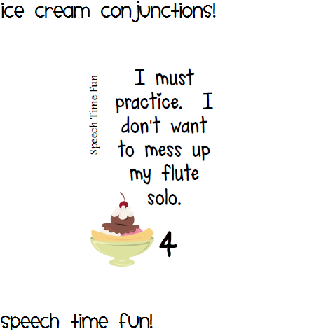 Reading Comprehension Stories: Ice Cream Conjunctions!!