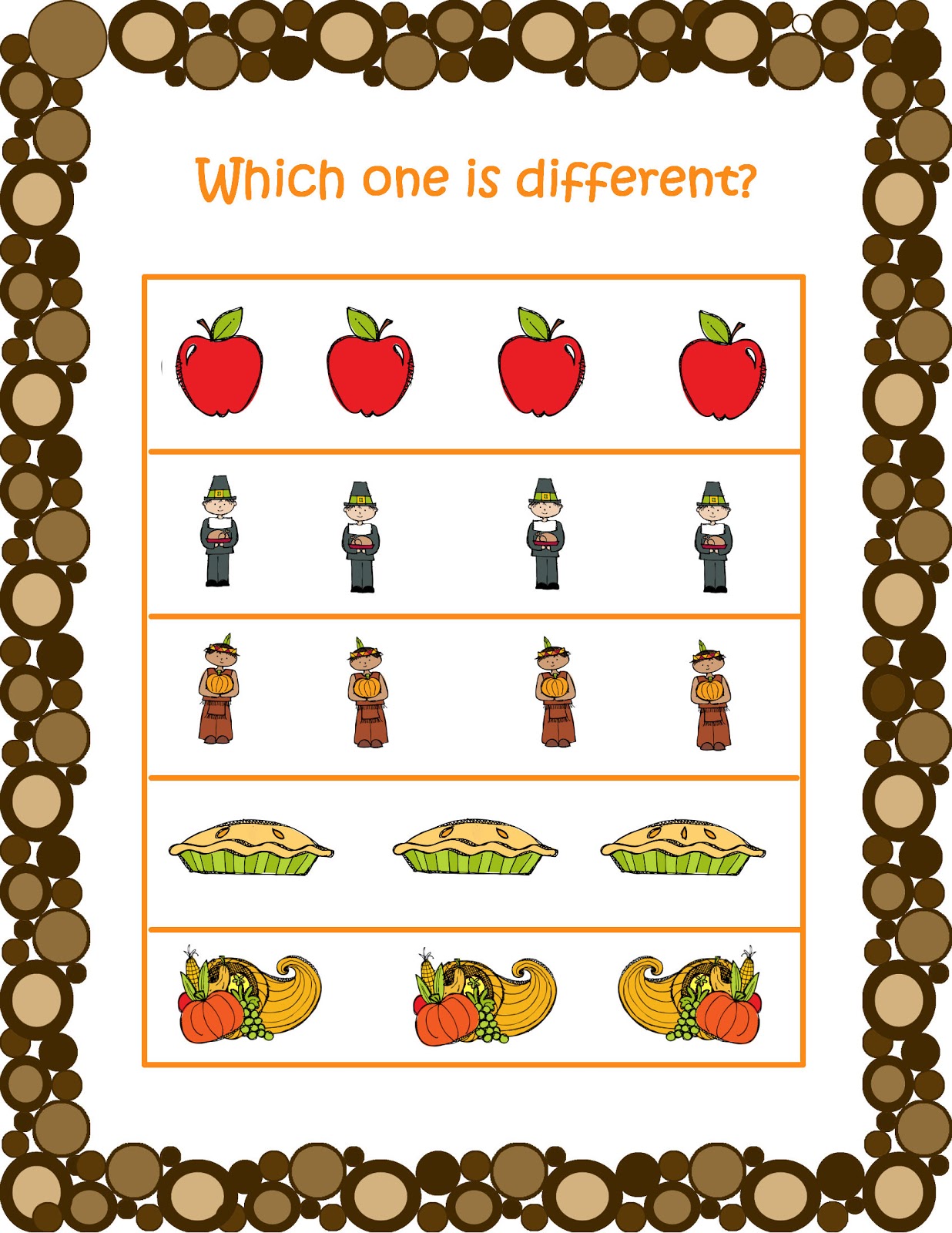 {3 Day FREEBIE!!} 2012 Thanksgiving Preschool Packet | Preschool Powol ...