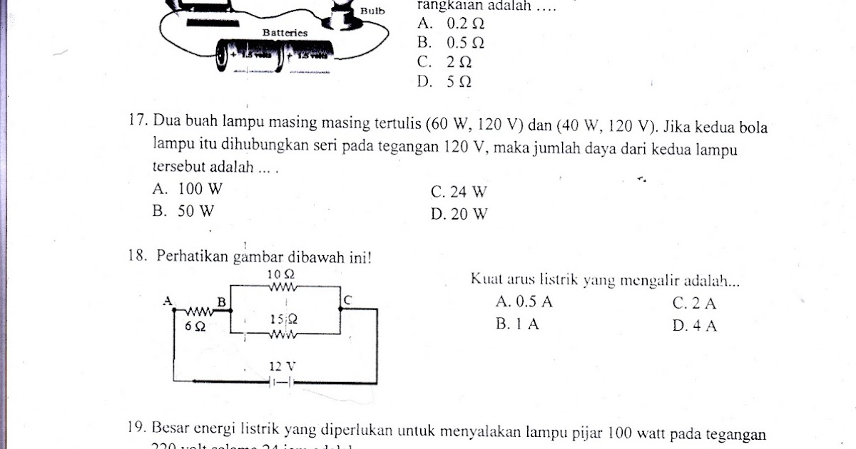 Soal Uraian Tentang Osn Ipa Tentang Magnet - Kunci Soal Siswa